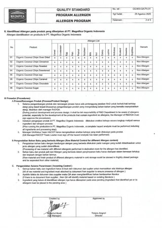 Alergen program | PDF