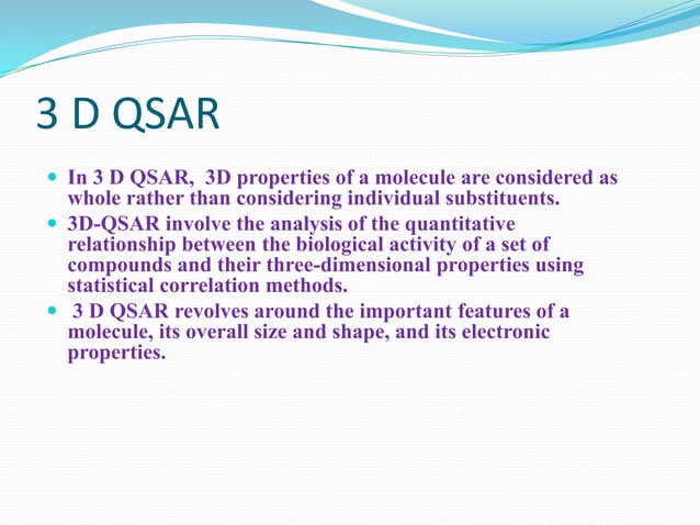 Qsar | PPTX | Chemistry | Science