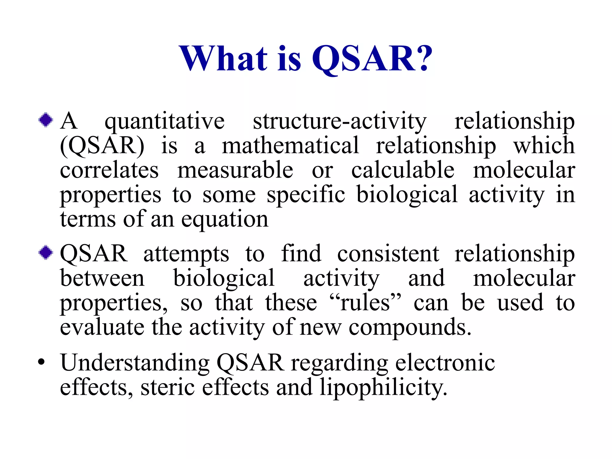 QSAR | PPTX