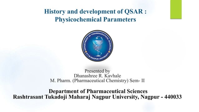 QSAR.pptx | Chemistry | Science