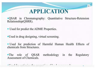 QSAR and SAR STUDY CADD M.PHARM CHEMISTRY.pptx