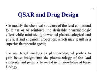 QSAR and SAR STUDY CADD M.PHARM CHEMISTRY.pptx