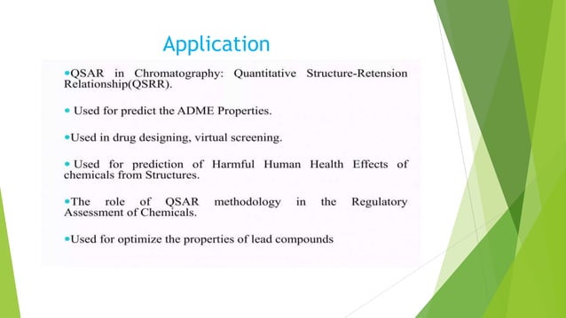 QSAR.pptx quantitative Analysis Of Structure Activity Relationship ...