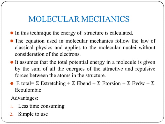Quantitative Structure Activity Relationship Ppt