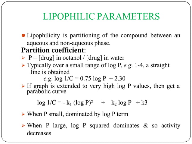 Quantitative Structure Activity Relationship Ppt