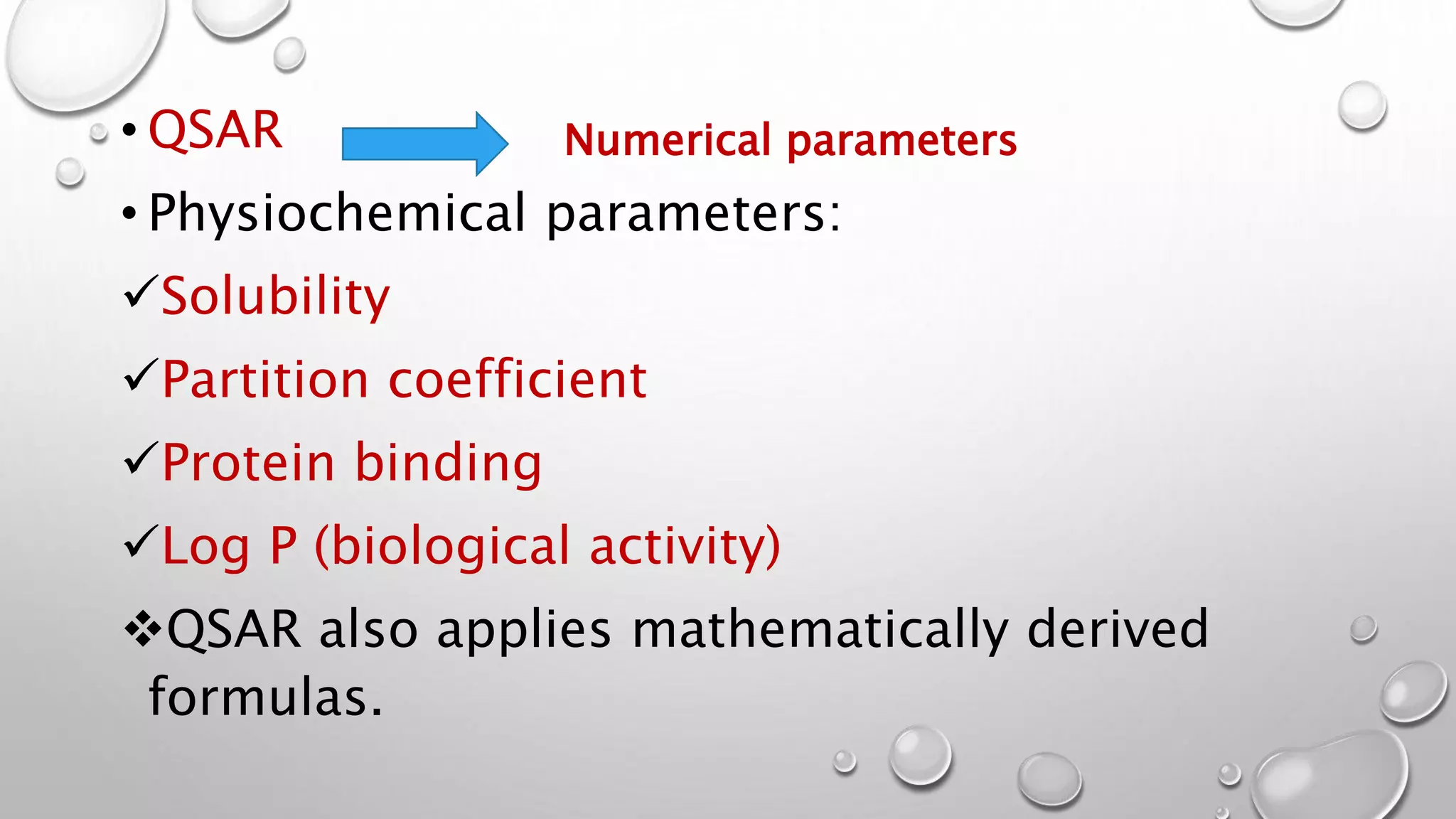 QSAR presentation | PPT