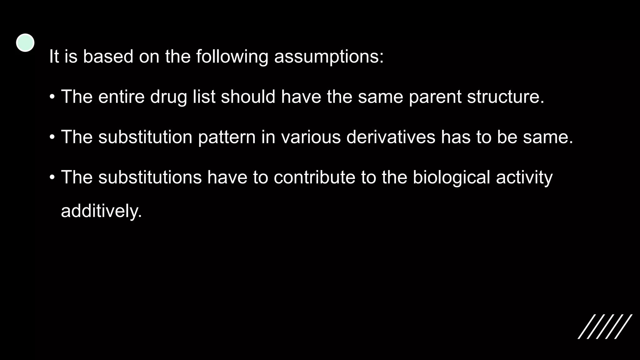 QSAR applications: Hansch analysis and Free Wilson analysis, CADD | PPTX