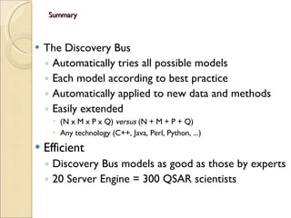 Discovery Bus: UK QSAR meeting at GSK | PPT