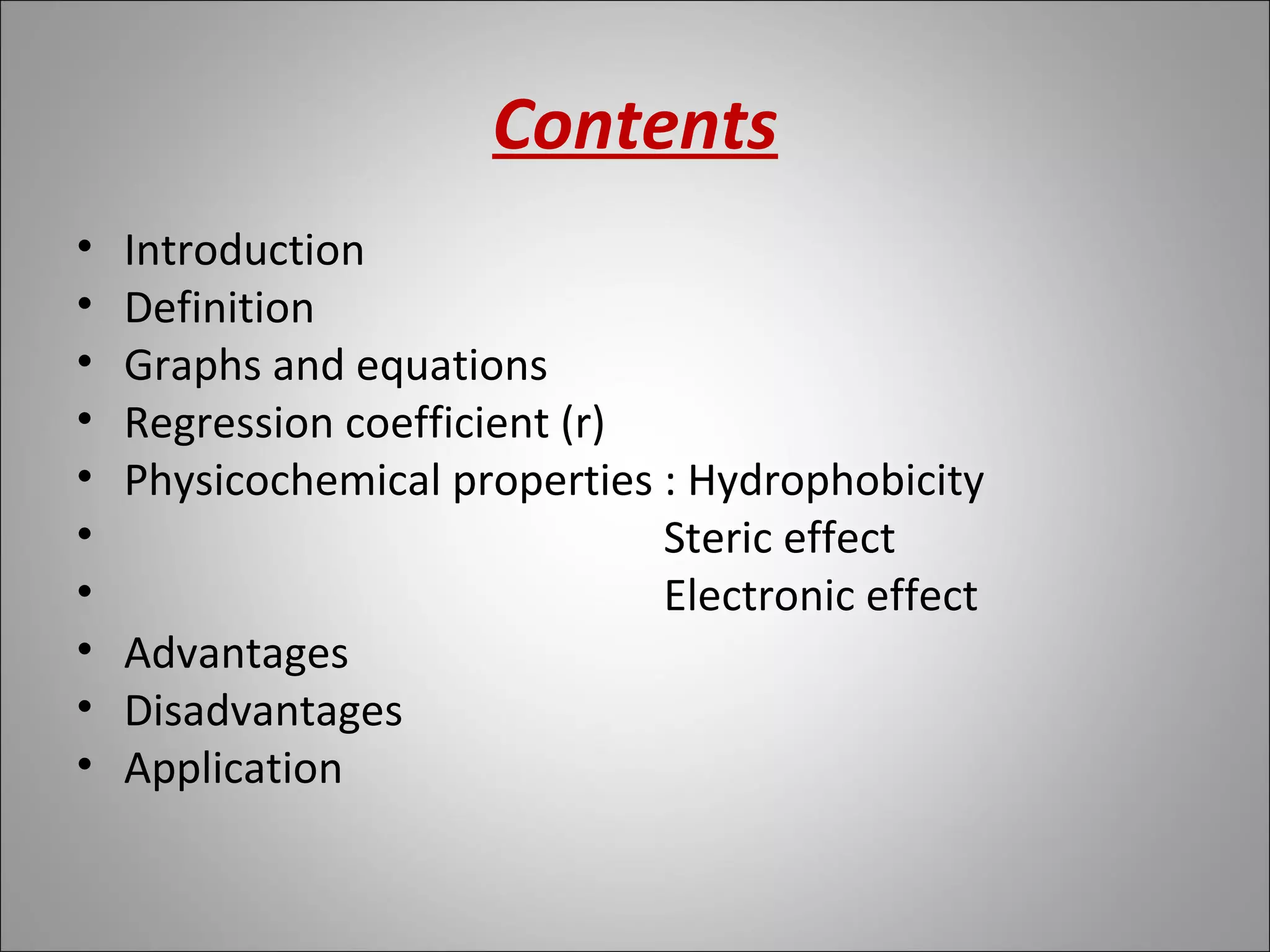 Qsar by hansch analysis | PPT