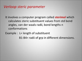 Qsar by hansch analysis | PPT
