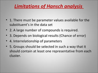 Qsar by hansch analysis | PPT