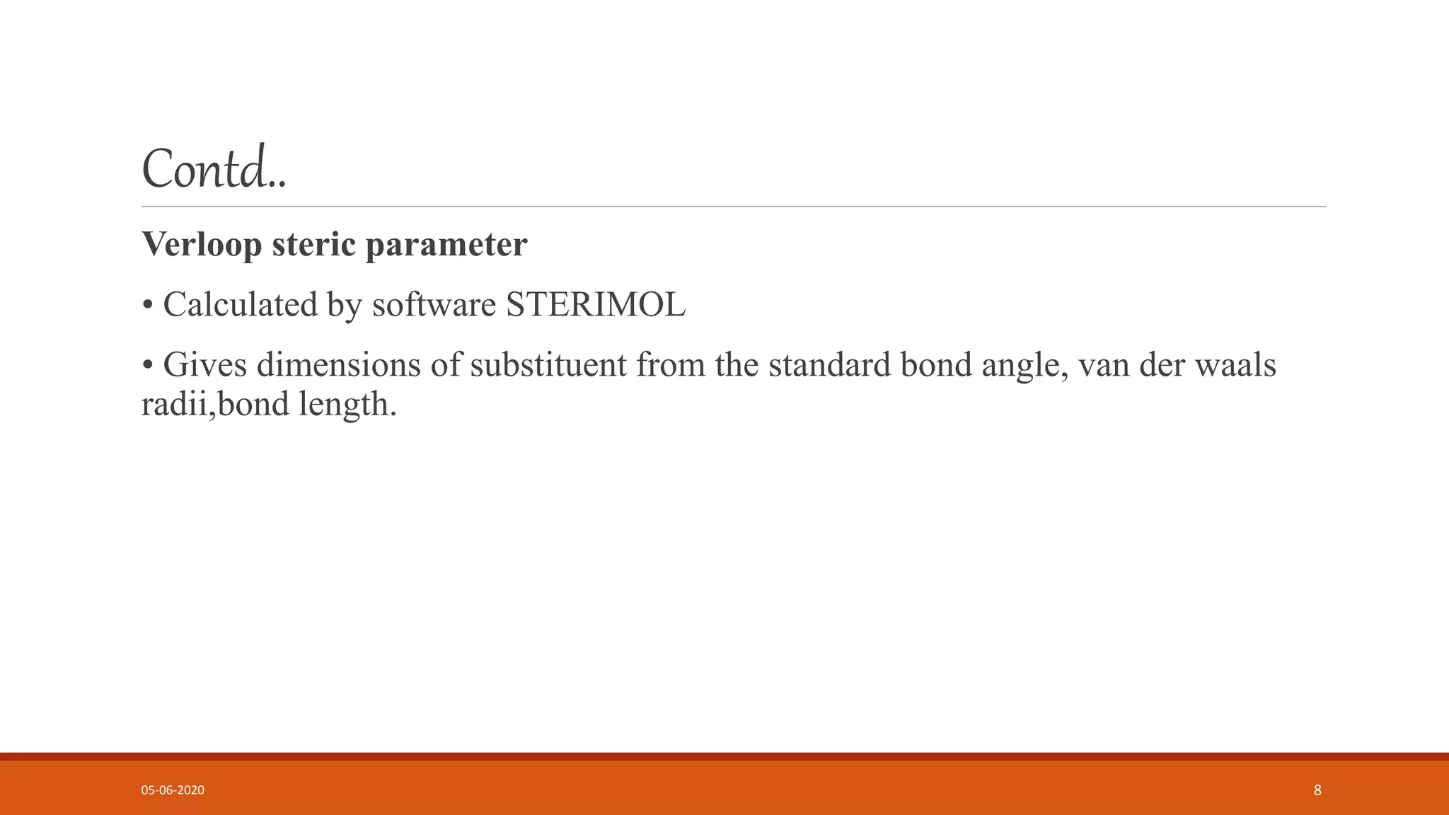 Qsar parameters by ranjeeth k | PPTX