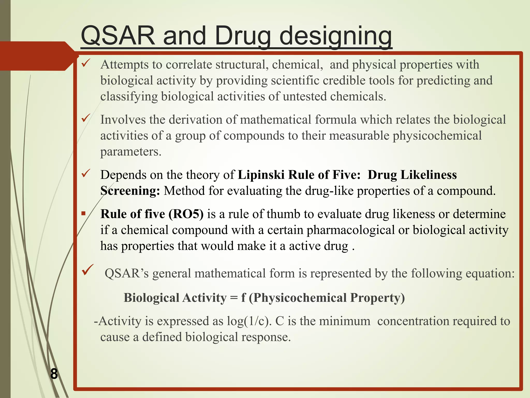 Qsar ppt | PPTX