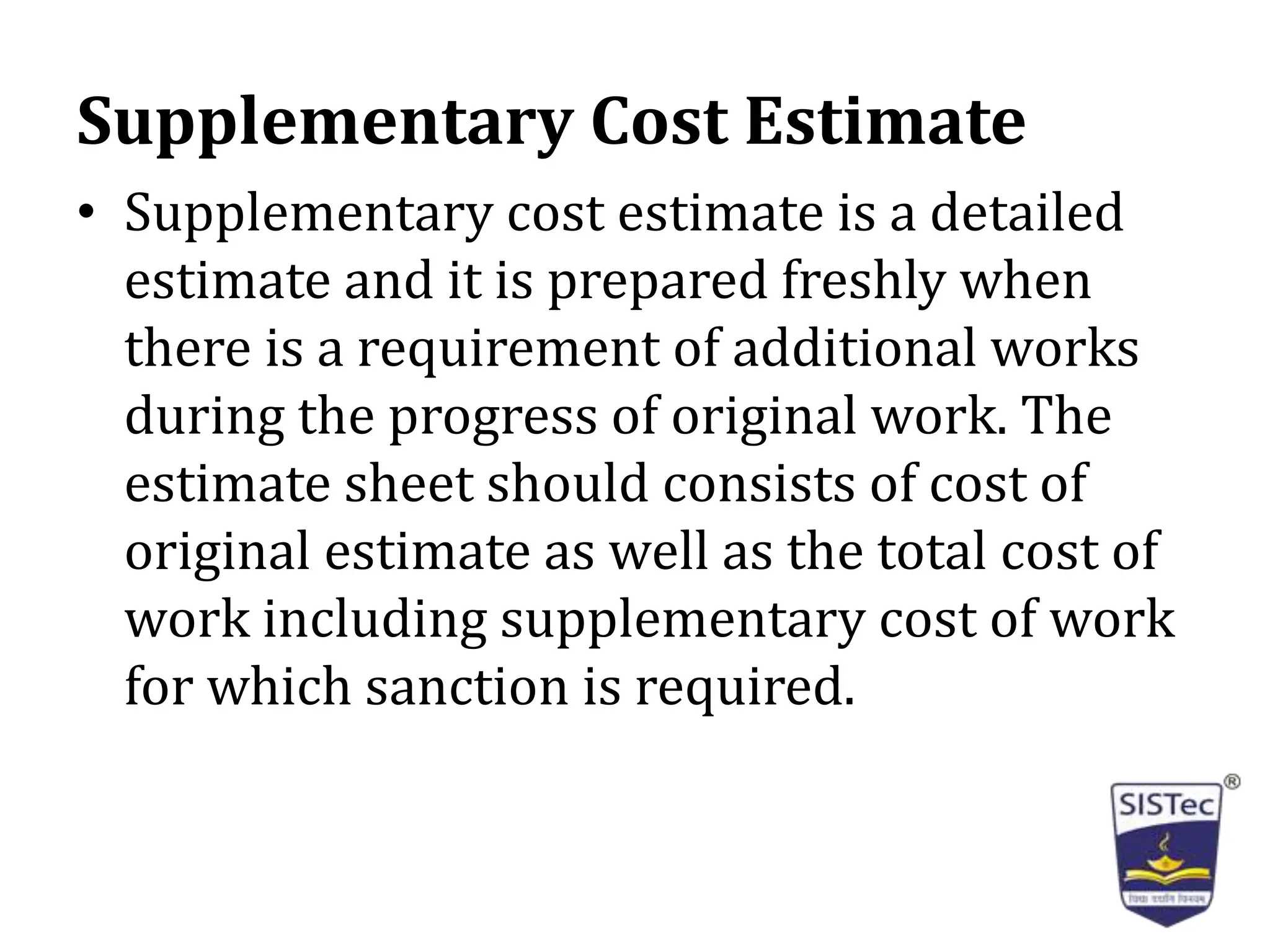 Quantity Survey and Estimation basic terms | PPTX