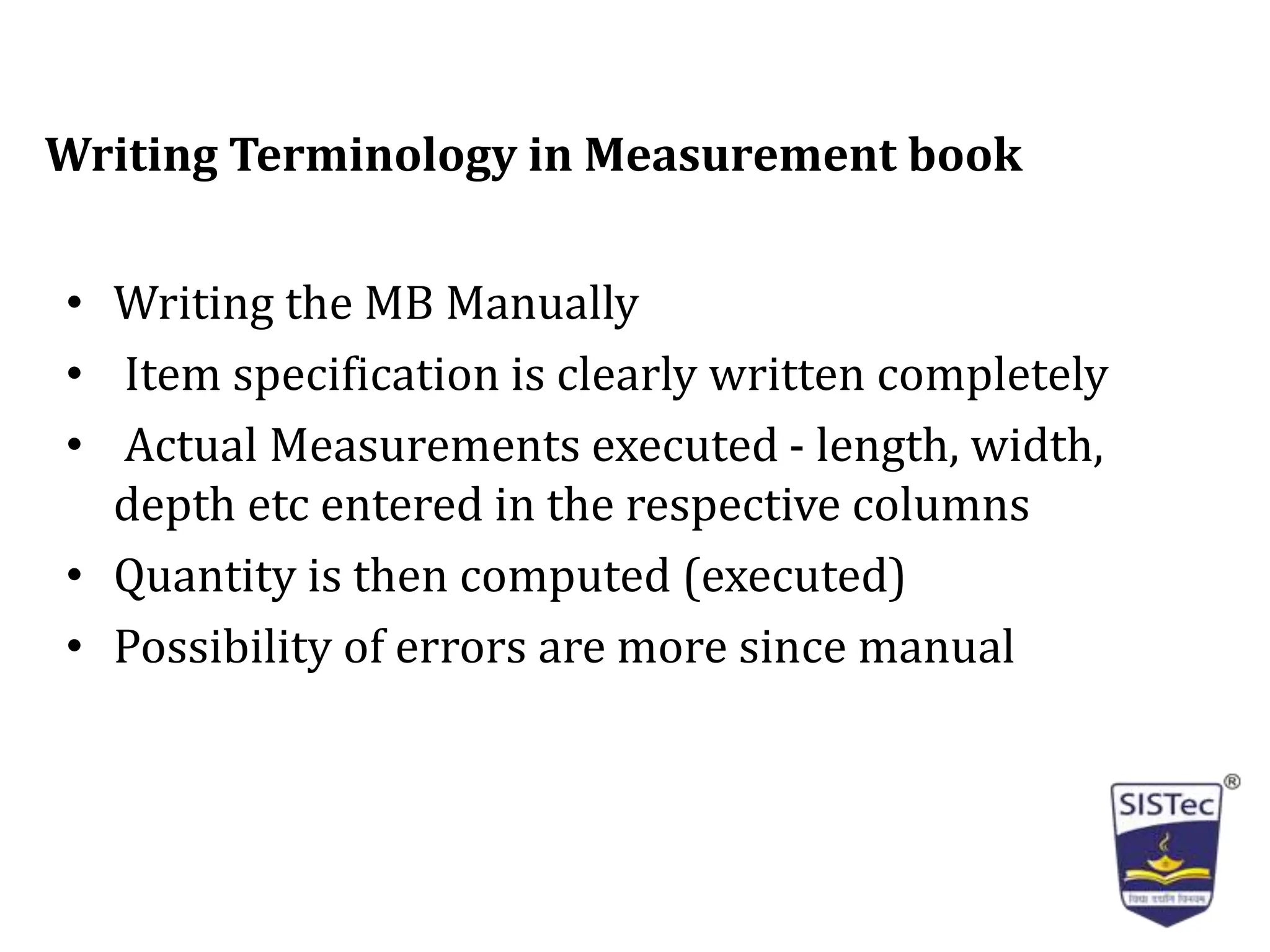 Quantity Survey and Estimation basic terms | PPTX
