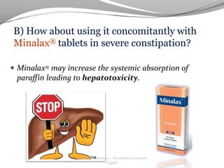 Qs from 14 to 19 constipation | PPTX