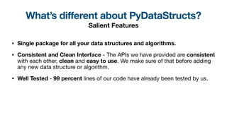 PyDataStructs Tech Share at Quansight | PPT