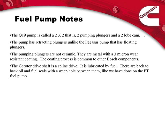 QSK19 CM850 MCRS CUMMINS Engine Jan 2007.ppt | Performance Cars | Auto Type