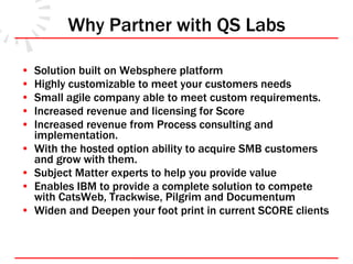 Qslabs And Ibm Systems | PPT