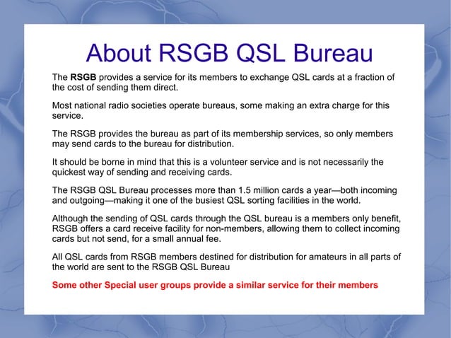 Qsl cards | PPT