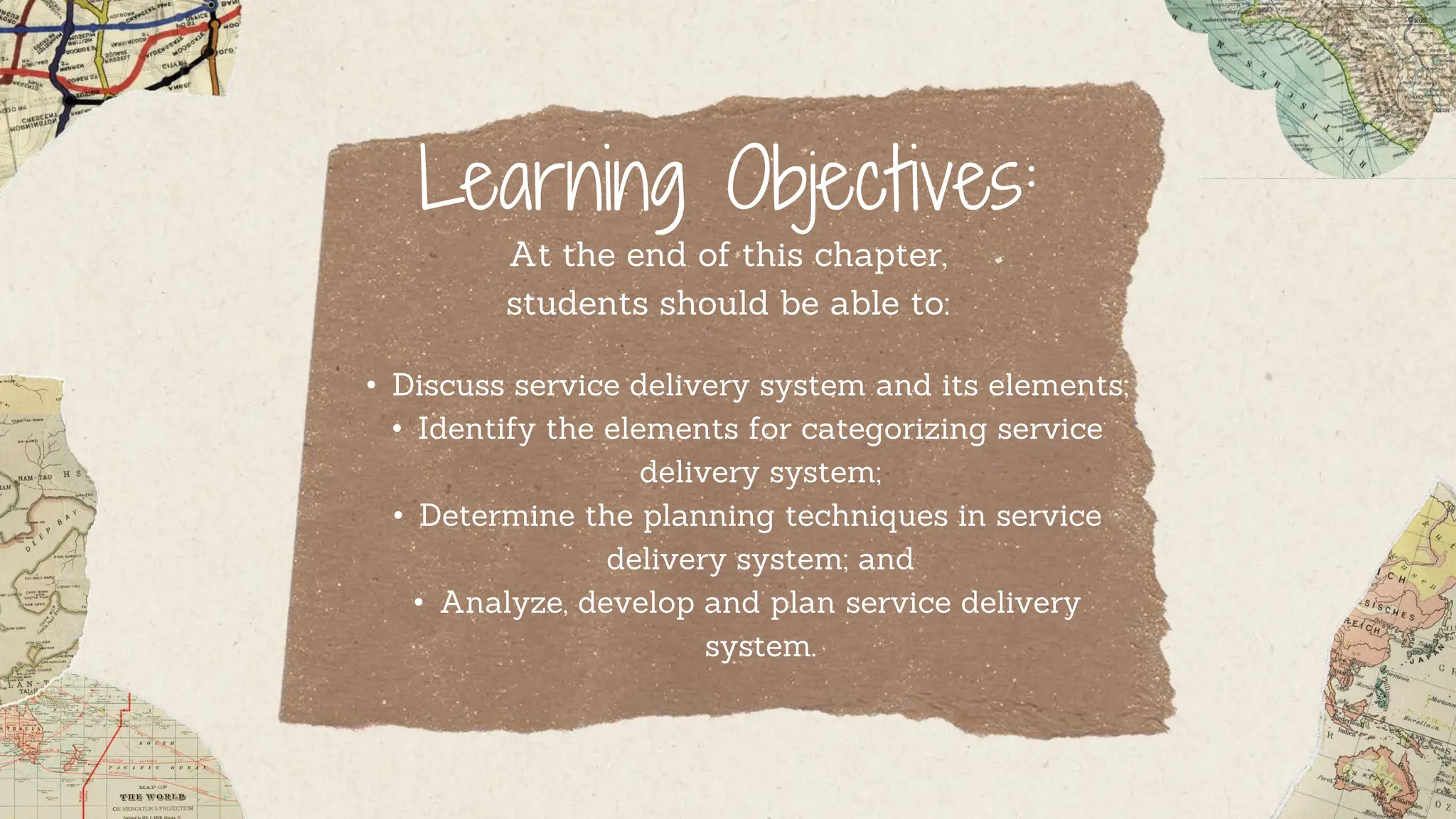 QSM Chap 6 Quality Service Delivery System in Tourism and Hospitality ...
