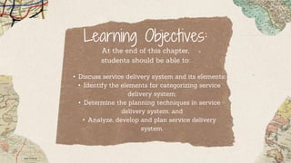 QSM Chap 6 Quality Service Delivery System in Tourism and Hospitality ...