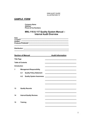 Qsm guidelines | PDF