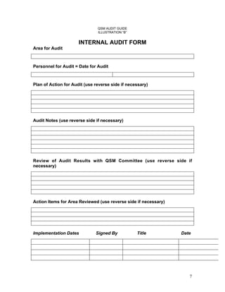 Qsm guidelines | PDF