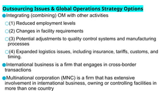 Operations Strategy in Global Environmen | PPT