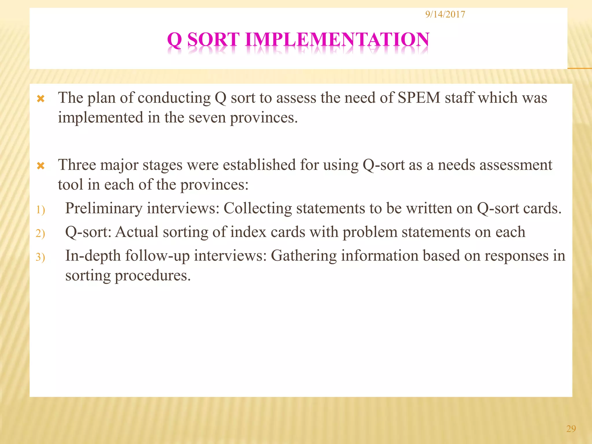 Q sort | PDF