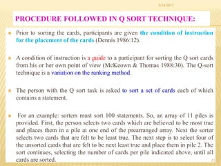 Q sort | PDF
