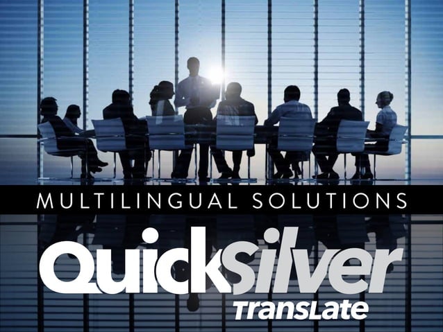 Quicksilver Translate: Overview 2018 | PDF
