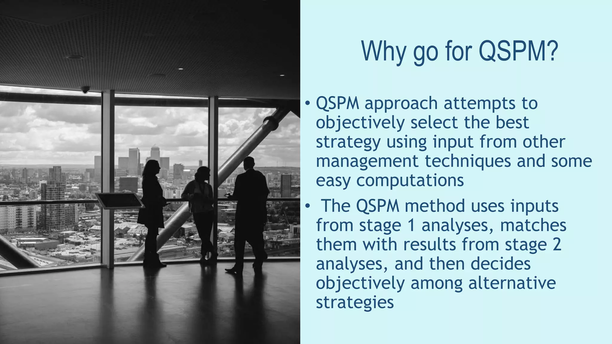 Quantitative Strategic Planning Matrix | PPTX