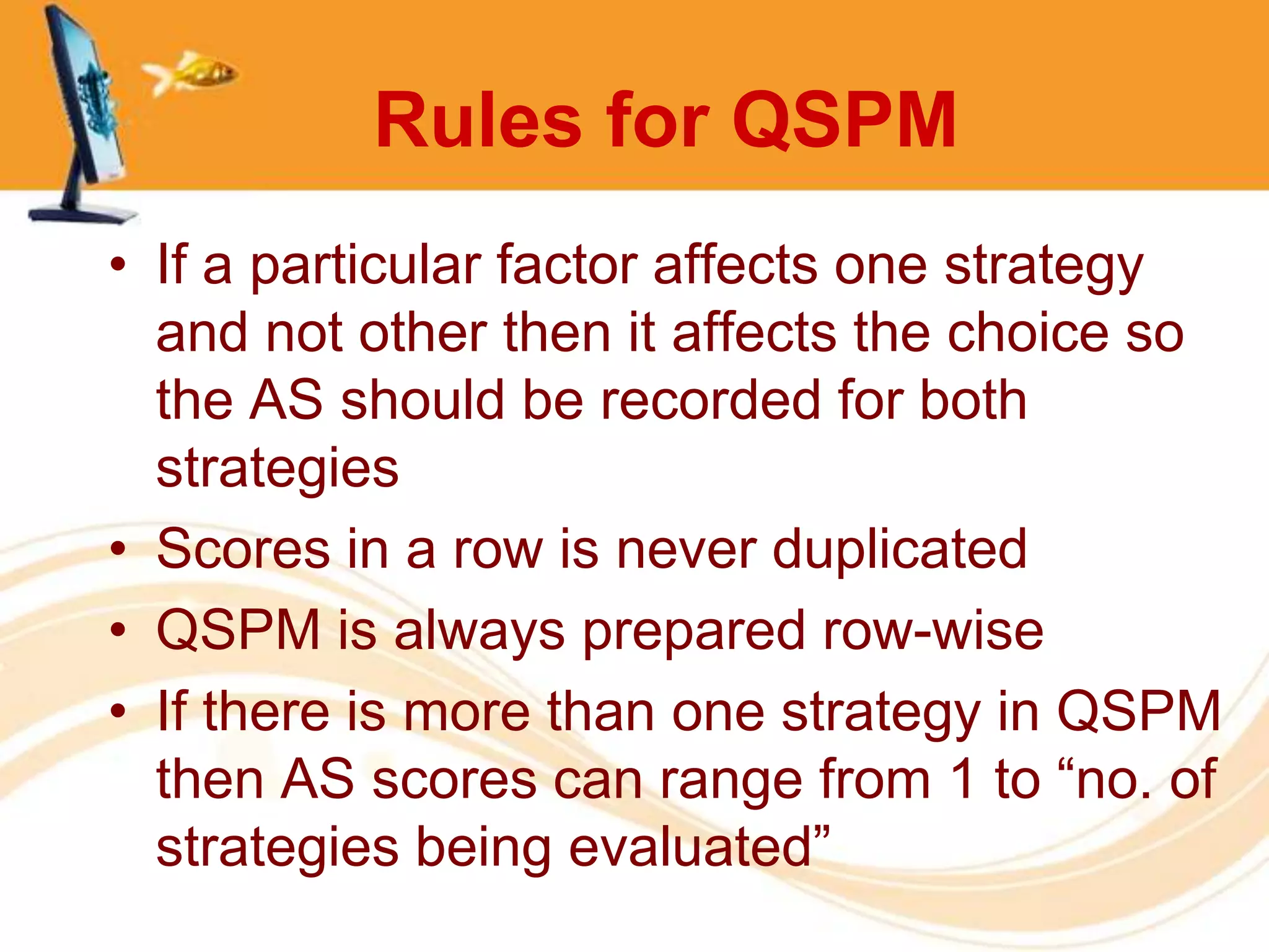 Qspm matrix | PPTX