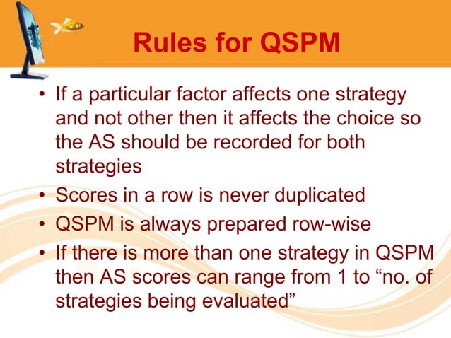 Qspm matrix