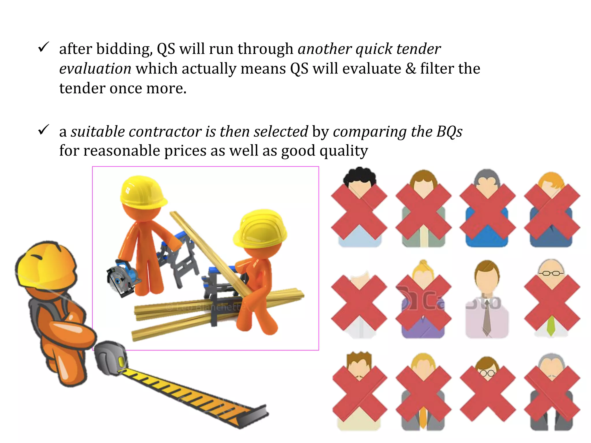 Quantity Surveyor presentation | PDF