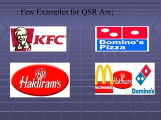Qsr ppt | PPT