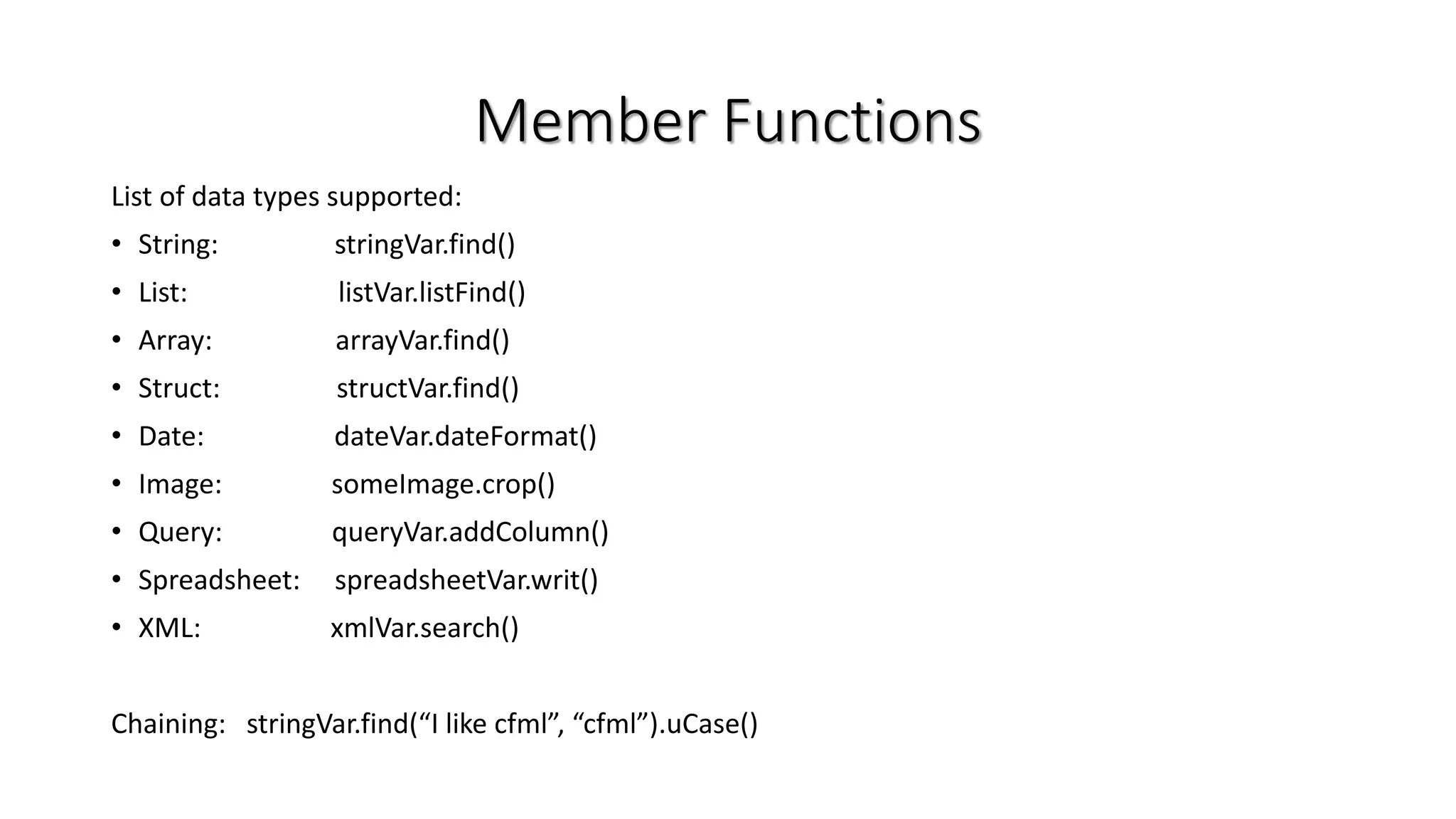Cfml features modern_coding | PPT