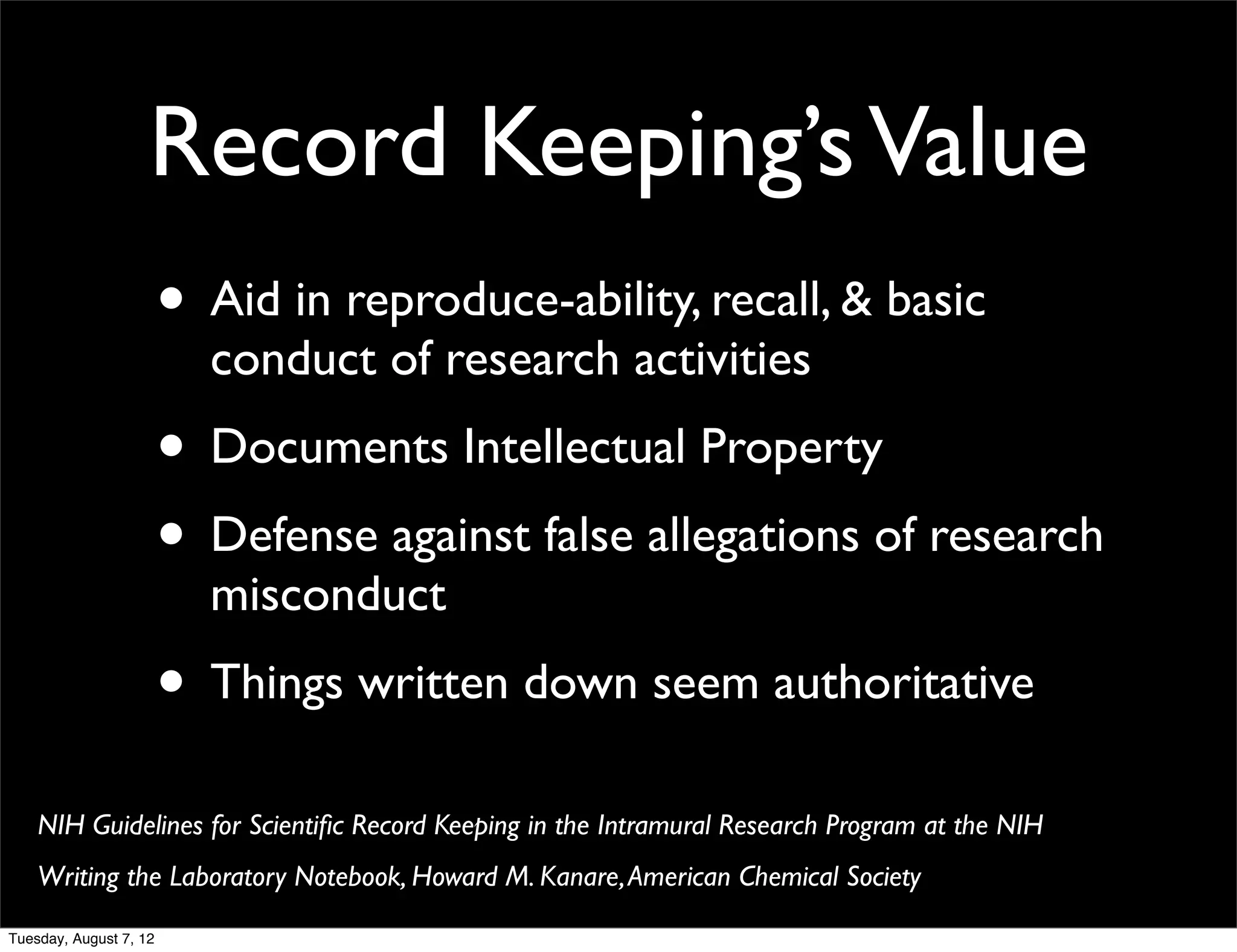 Bob Evans - Record Keeping | PDF | Science