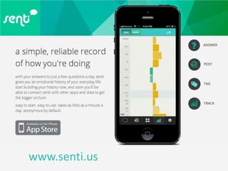 LA Quantified Self Meetup (6/13) - Mood tracking with Senti.us by Erica ...