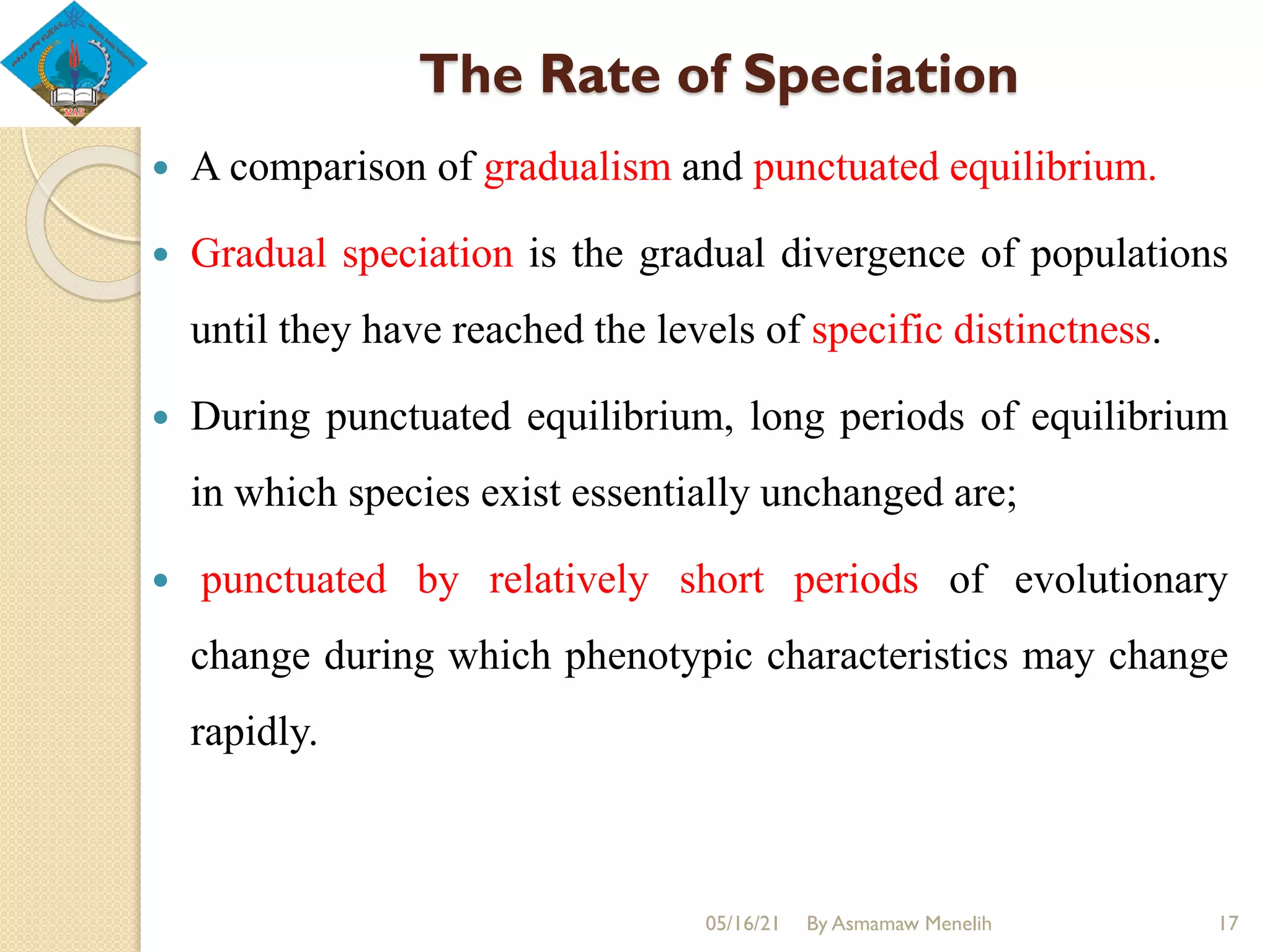 Speciation | PDF