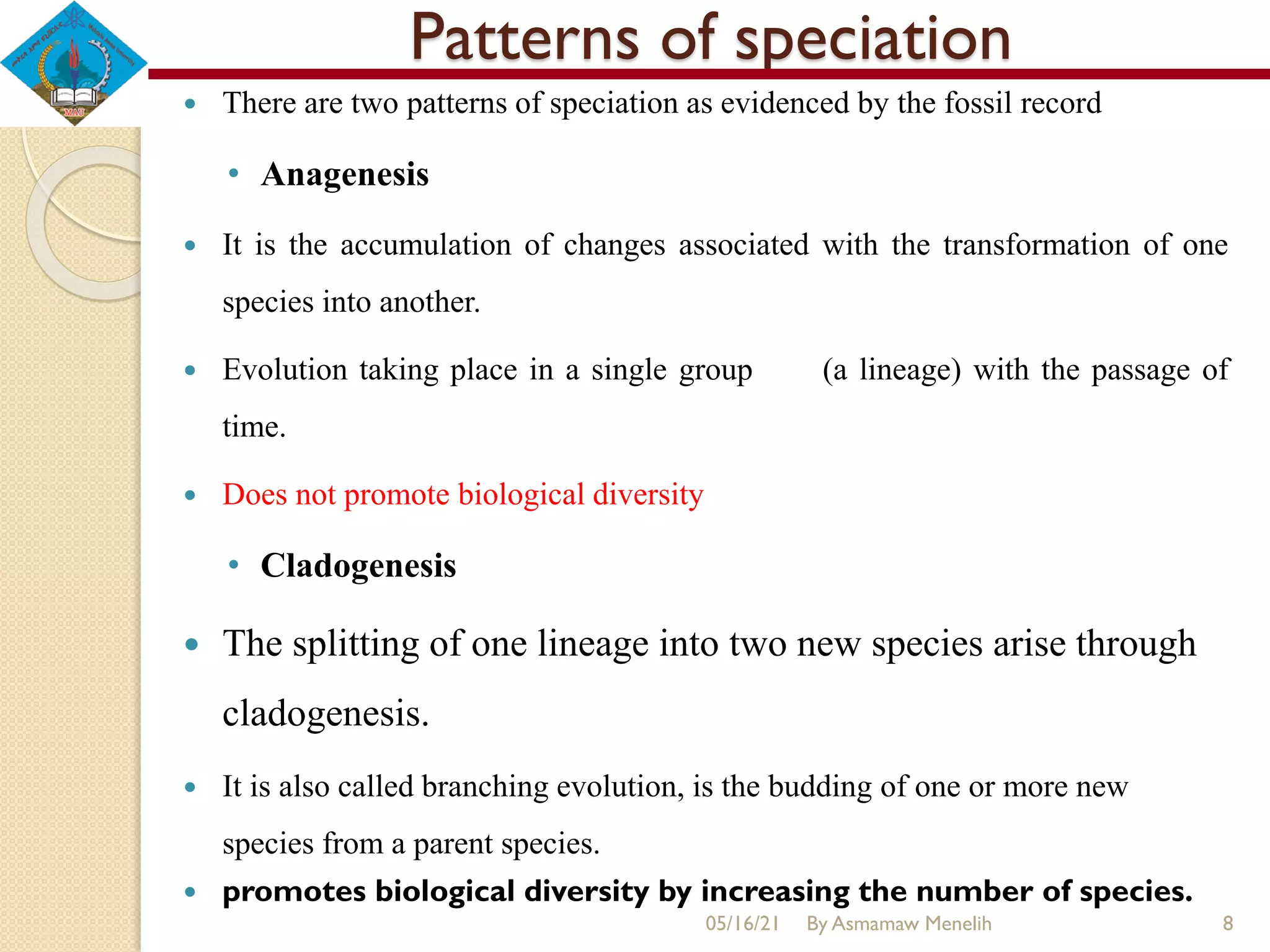 Speciation | PDF