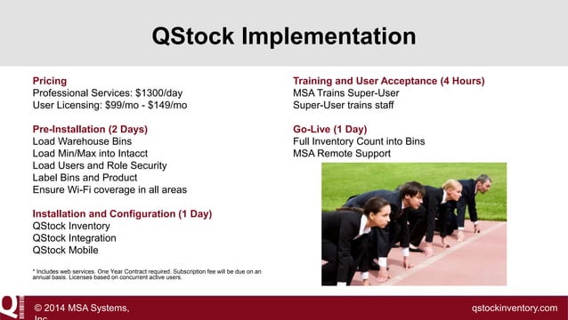 QStock Inventory for Intacct Partners | PPT