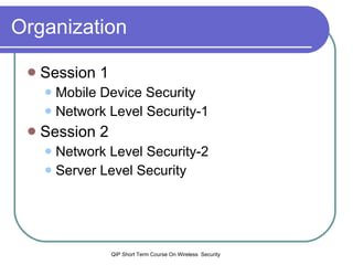 Wireless Device and Network level security | PPT