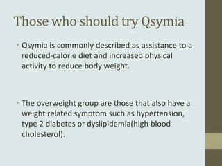 Qsymia | PPTX