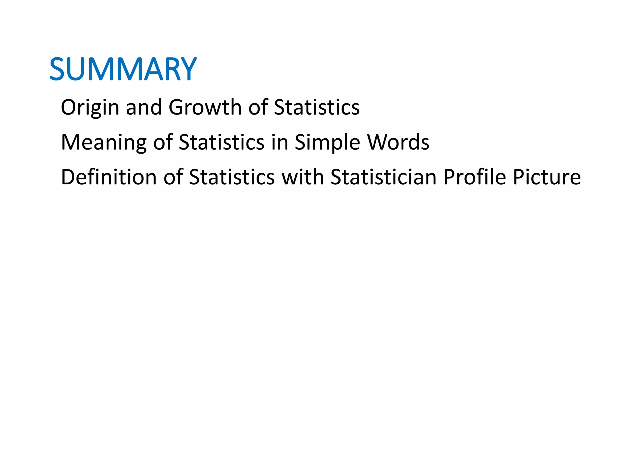 INTRODUCTION TO STATISTICS | PPTX