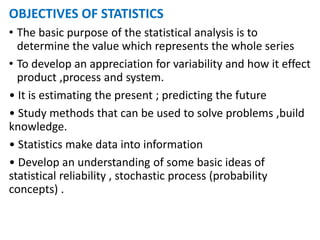 INTRODUCTION TO STATISTICS | PPTX