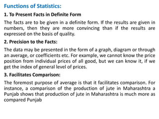 INTRODUCTION TO STATISTICS | PPTX