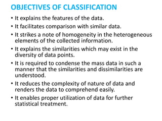 Classification of Data | PPT