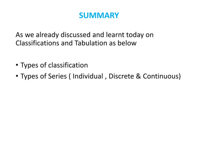 Classification Theory | PPTX